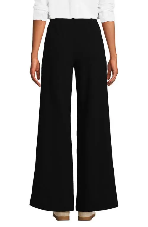LANDS' END Starfish High Rise Palazzo Pants - Black