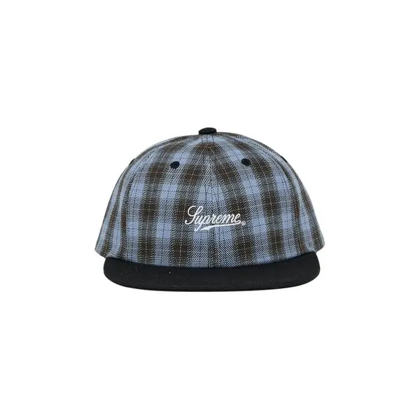 Supreme Script Logo 6-panel Cap - Blue