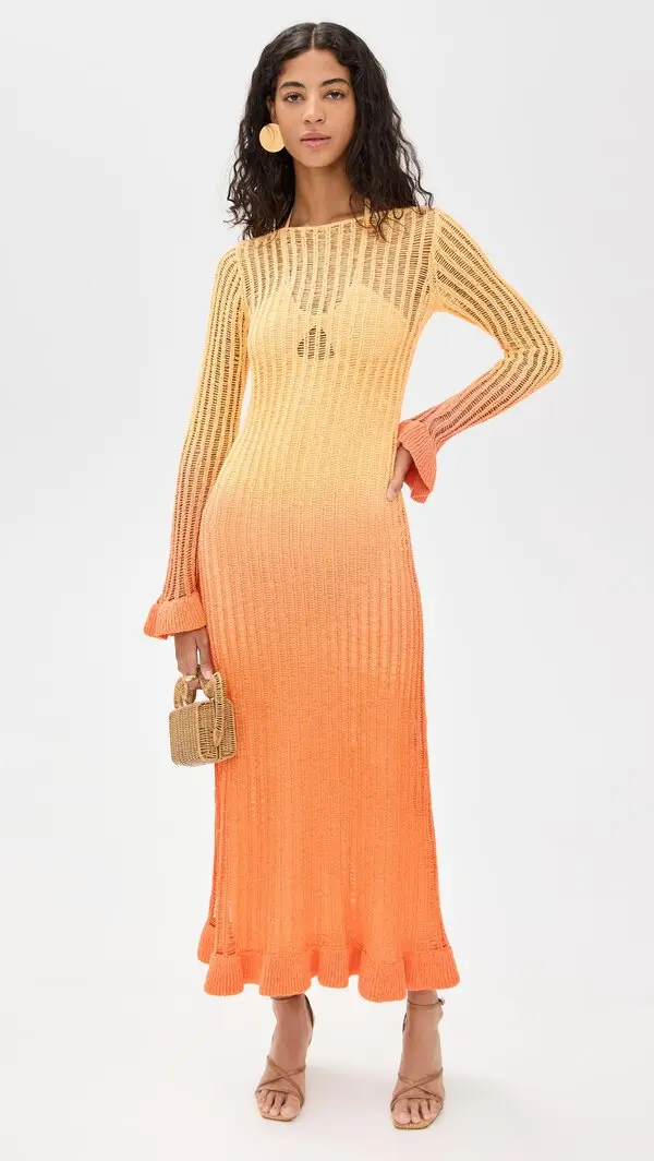 art maxi dress BLOOMING OASIS MAXI DRESS | CULT MIA