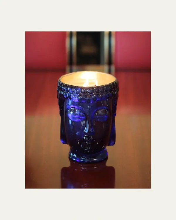 THOMPSON FERRIER 40 Oz Caesonia Buddha Candle - Blue