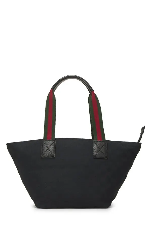 Gucci Gg Canvas Web Soft Zip Tote