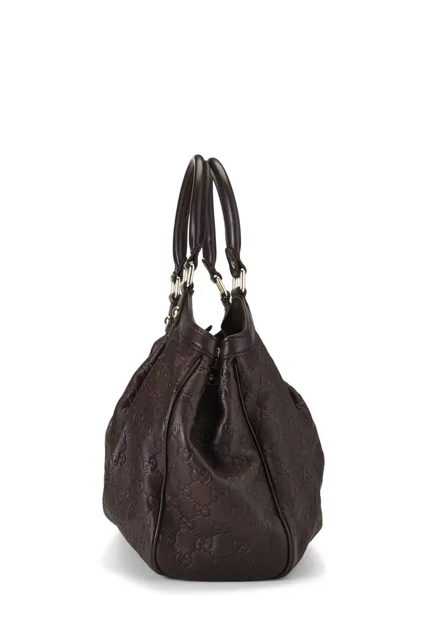 Gucci Guccissima Sukey Tote - Brown
