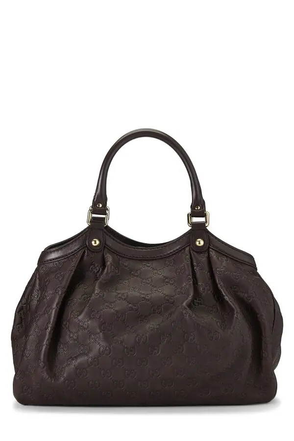 Gucci Guccissima Sukey Tote - Brown