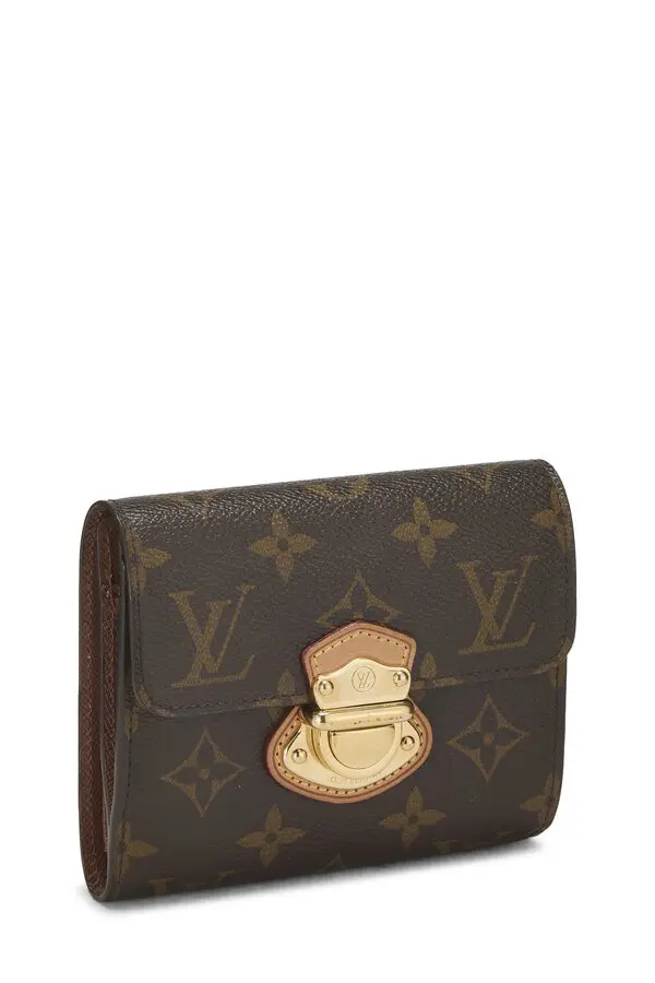 LOUIS VUITTON Monogram Canvas Joey Wallet