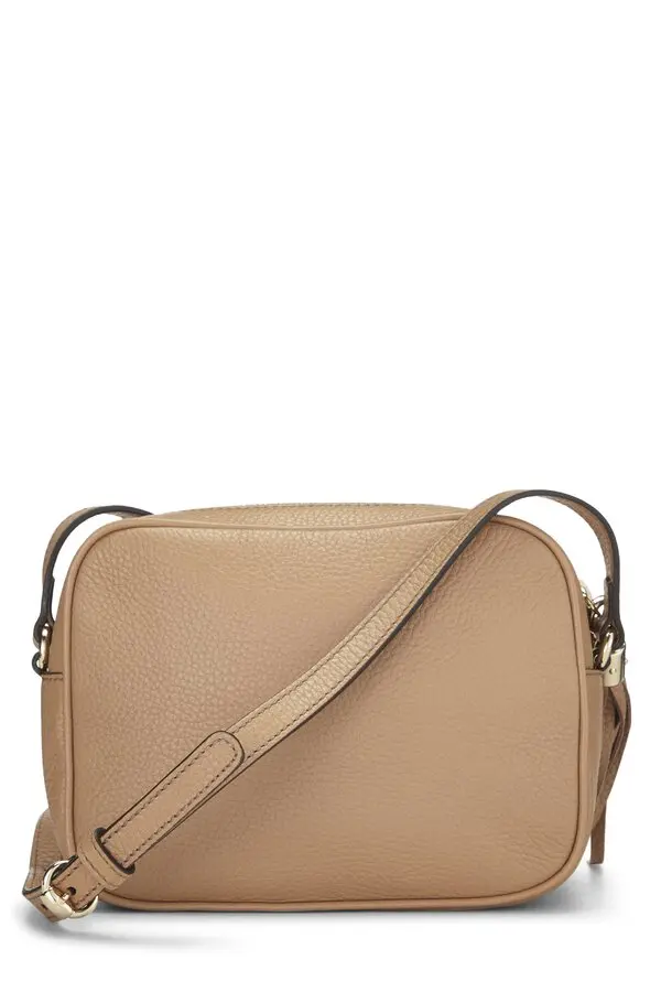 Gucci Leather Soho Disco Bag - Beige