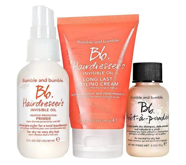 BUMBLE AND BUMBLE Travel-size Prep, Style + Ex Tend Hair Set - One-color