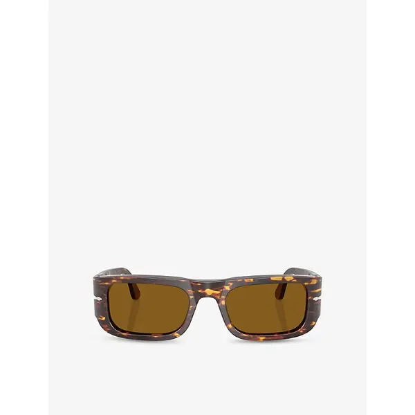 Persol Po3362s Pillow-frame Sunglasses - Brown