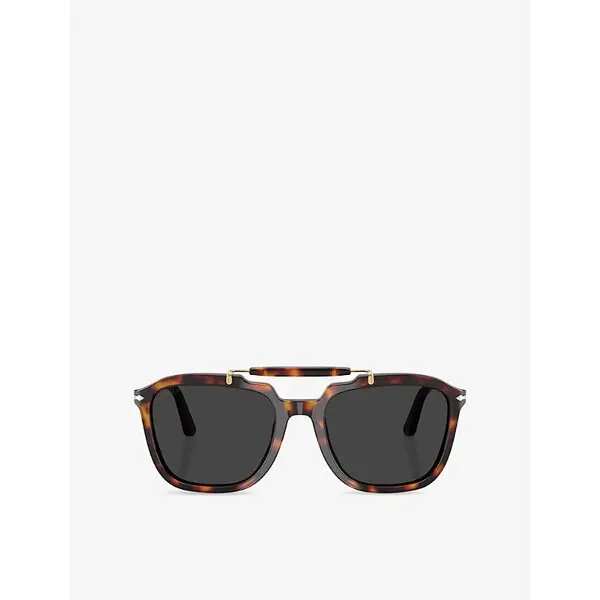 Persol Po0203s Square-frame Sunglasses - Brown