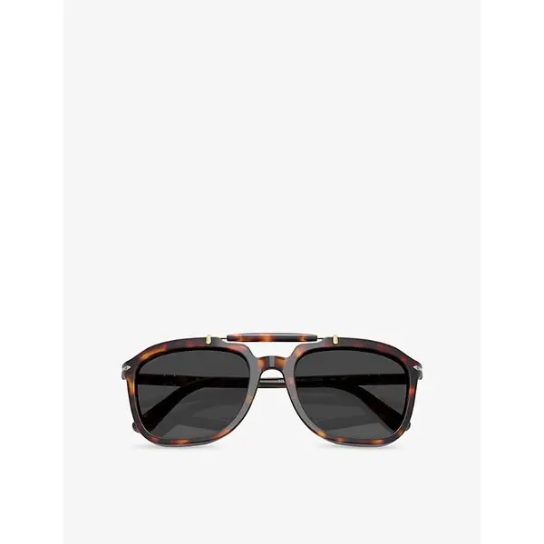 Persol Po0203s Square-frame Sunglasses - Brown