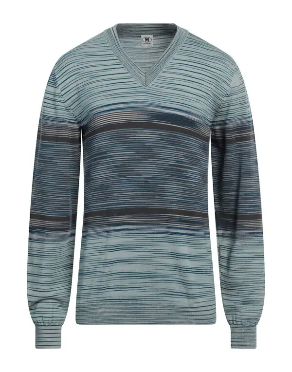 Missoni Striped Wool Sweater - Blue
