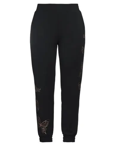 EA7 Tapered Leg Jersey Pants - Black