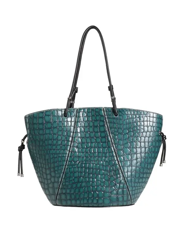 Tory Burch Leather Crocodile-print Shopper Bag