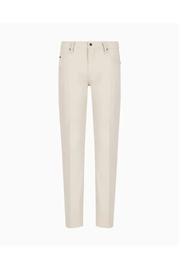 Emporio Armani Five-pocket Trousers - Natural