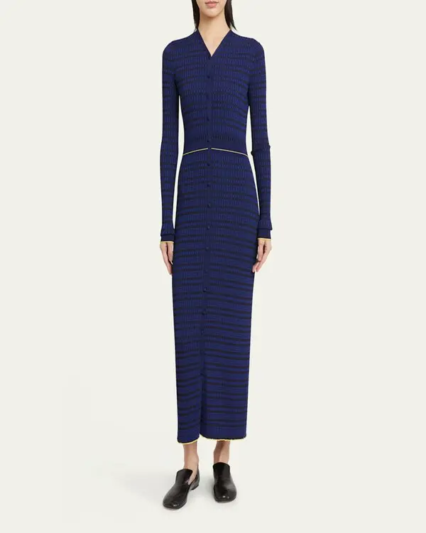 Proenza Schouler White Label Proenza Schouler Pswl Ivanna Long-sleeve Micro Check Dress