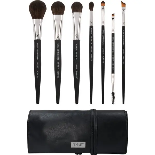 OMNIA BRUSH Artist Favoritesjasmin Moon 8pc Bundle - Black