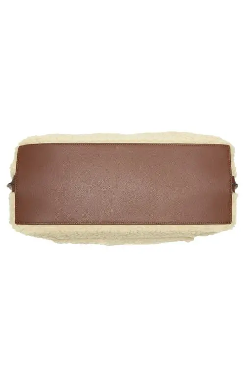 Rebecca Minkoff Megan Faux Shearling Tote - Cream | Editorialist display picture 1