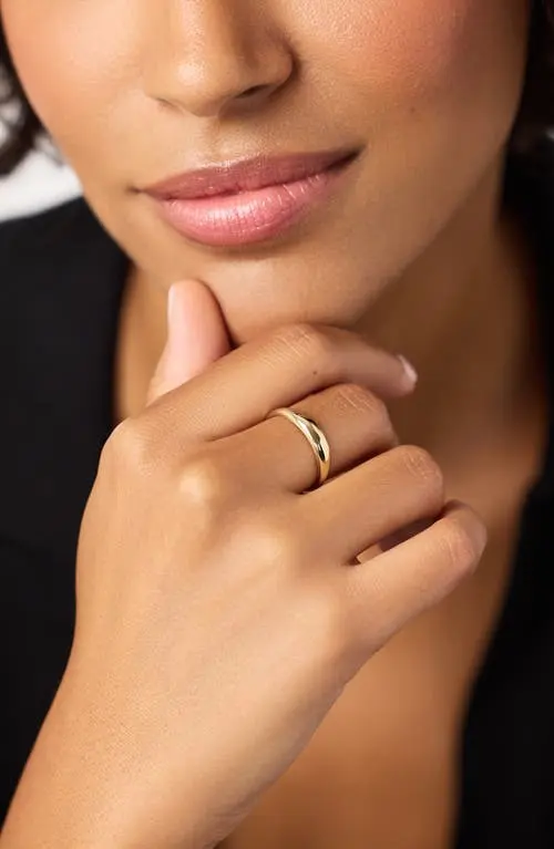 ANA LUISA Slim Dome Band Ring