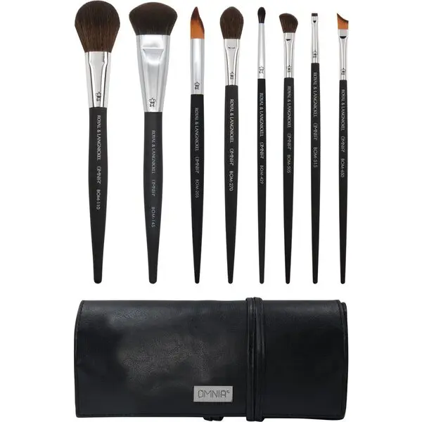 OMNIA BRUSH Artist Favoritesalexandra Cardoso 9pc Bundle - Black