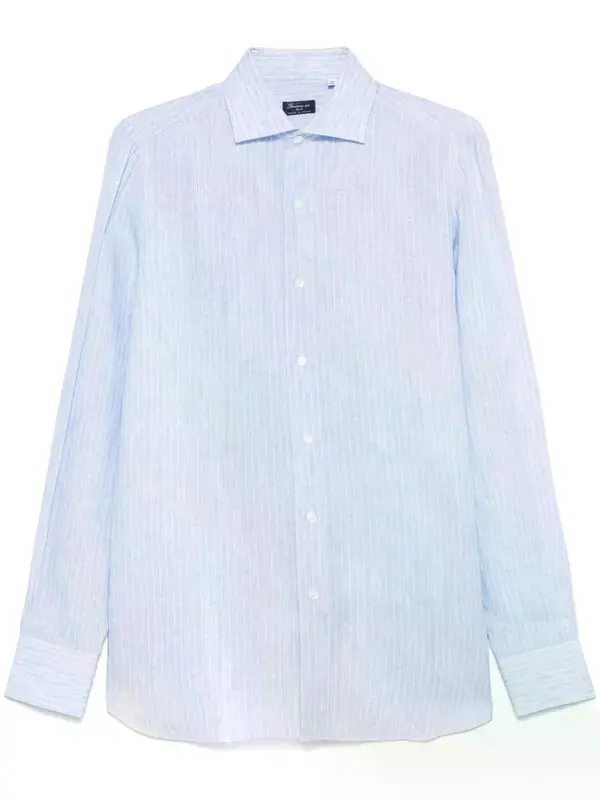 FINAMORE 1925 Striped Shirt - Blue