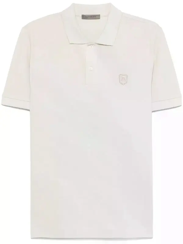 Corneliani Piqué Polo Shirt - Neutrals
