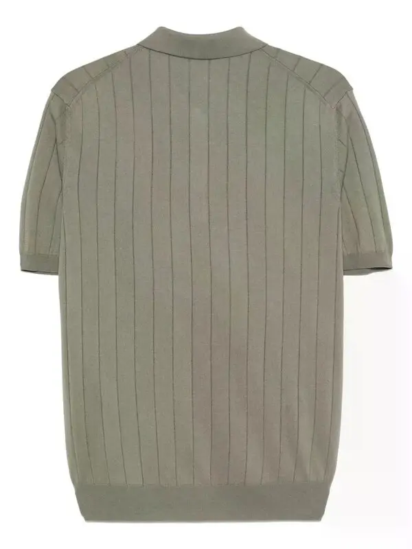 Corneliani Cotton Polo Shirt - Green