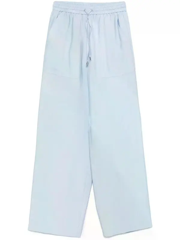 BOSS Wide-leg Twill Trousers