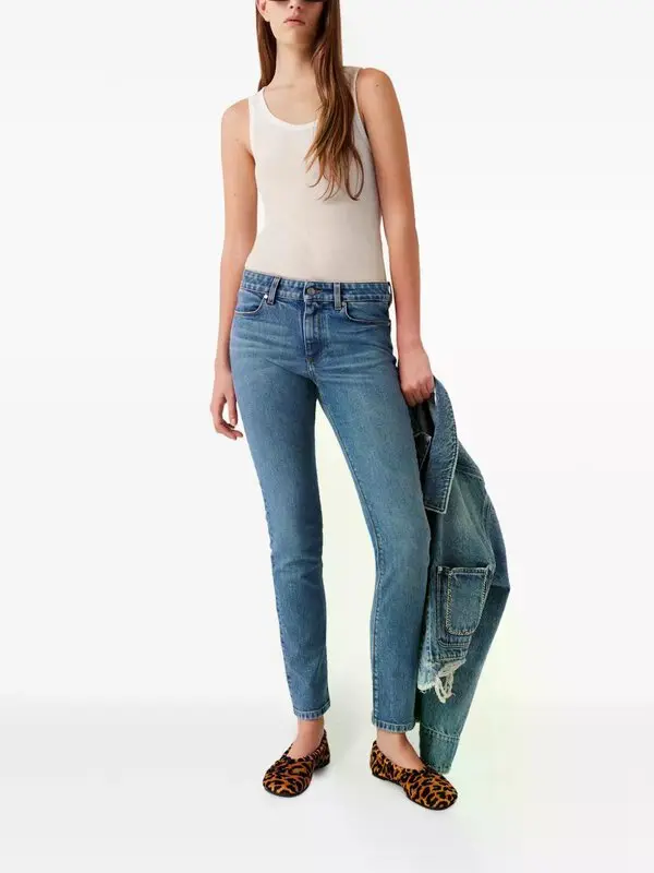 Stella McCartney Logo-patch Skinny Jeans