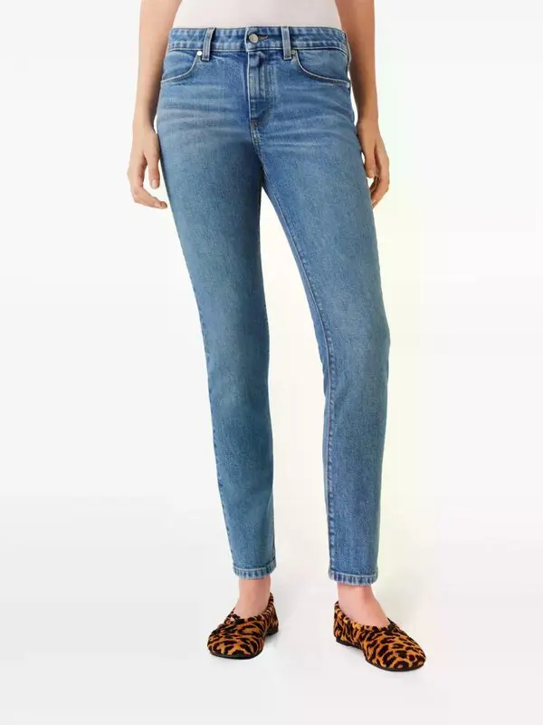 Stella McCartney Logo-patch Skinny Jeans