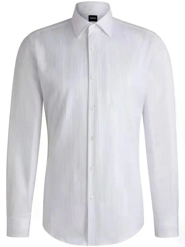 BOSS Cotton Shirt - White