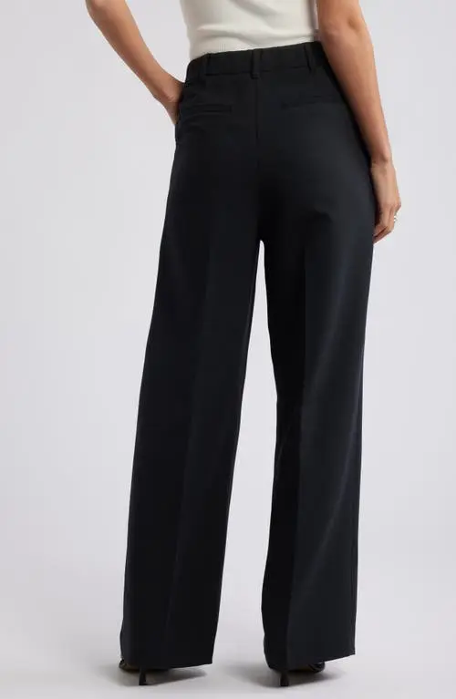 OPEN EDIT Straight-leg Trousers - Black