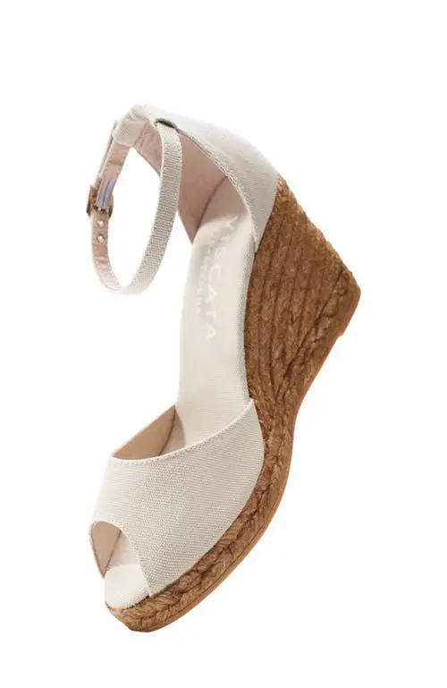 VISCATA Aiguafreda Canvas Espadrille Wedge Sandals