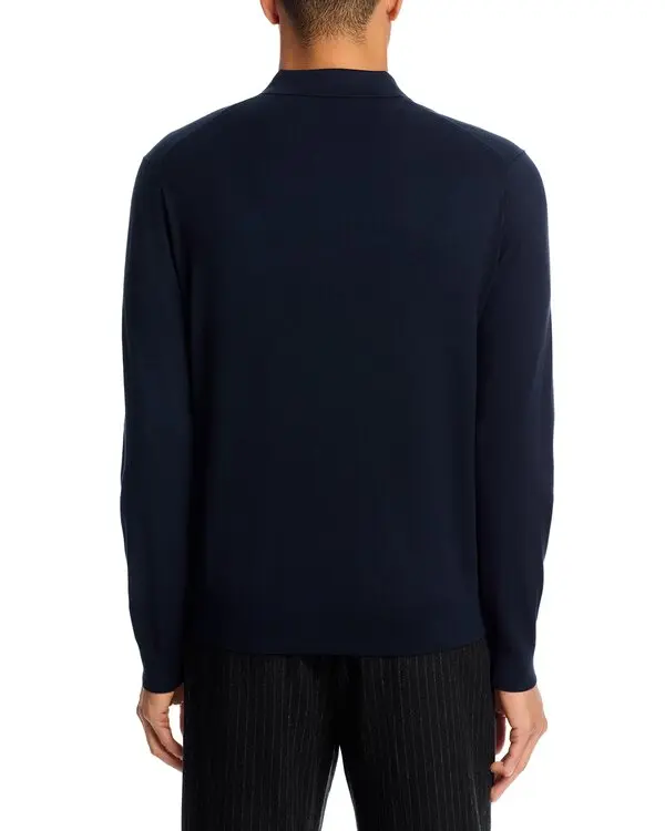 Theory Polo Quarter Zip Fine Knit