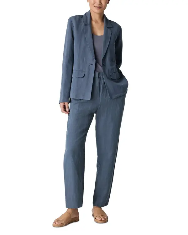 Eileen Fisher Linen & Silk Blazer
