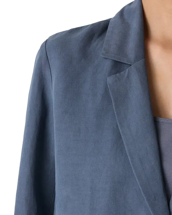 Eileen Fisher Linen & Silk Blazer