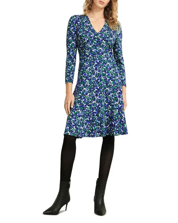 Hobbs London Demi Jersey Dress In Green Multi - 58% Off | Editorialist