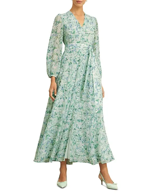 hobbs london green dress PISTA GREEN BLENDED CASUAL KAMEEZ SHALWAR – J
