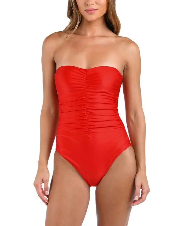 L'Agence Aubrey Shimmer One-piece Swimsuit