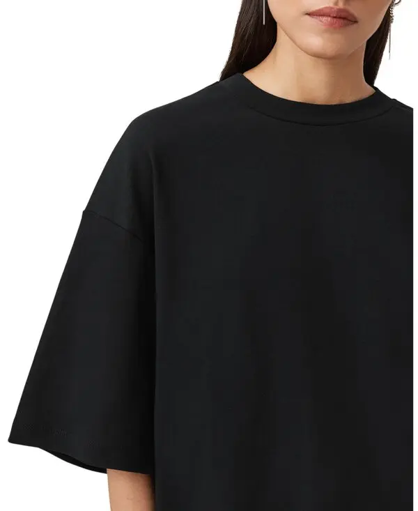 ALLSAINTS Amelie Oversized Tee - Black