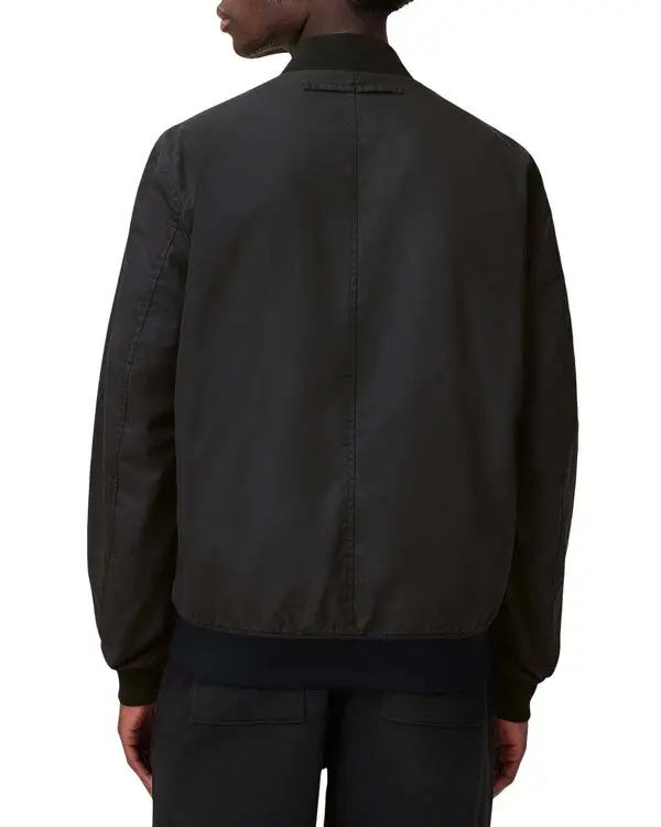 ALLSAINTS Bassett Reversible Bomber Jacket - Black/command Blue