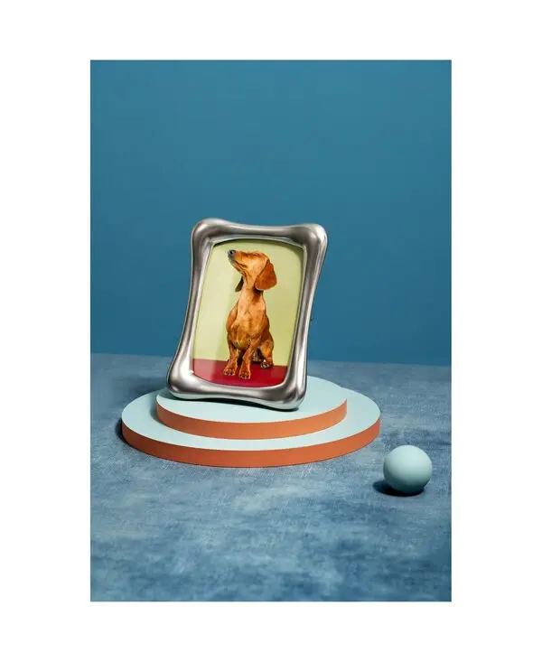 L'Objet Anton Picture Frame Tone, 4 X 6 - Platinum