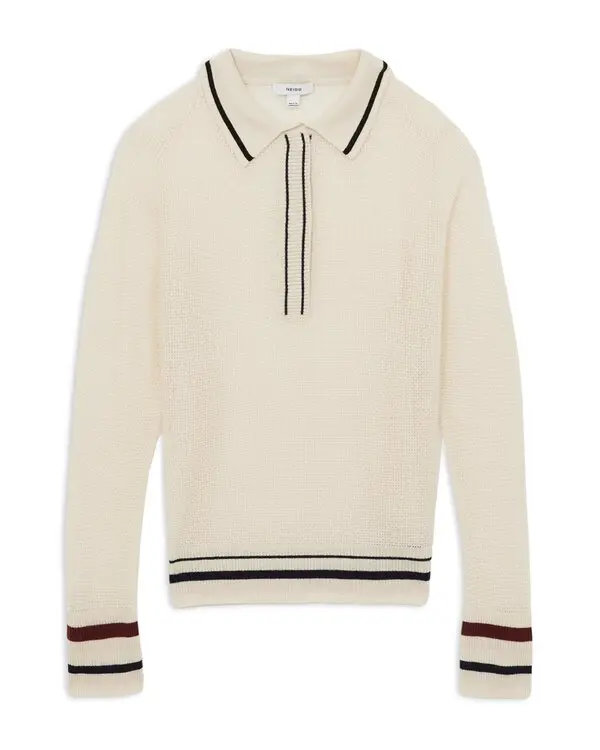 REISS Cece Tipped Polo