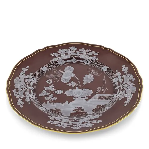 GINORI 1735 Oriente Italiano Charger Plate - Brown