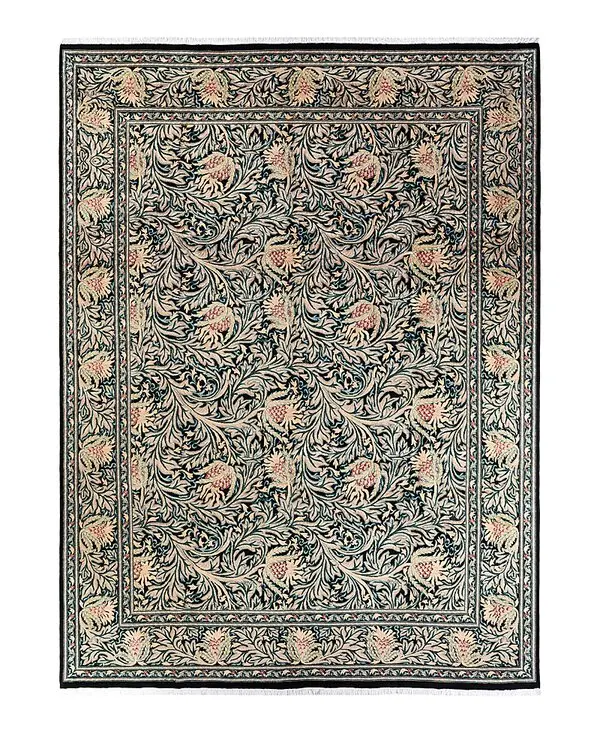 Bloomingdale'S Mogul M1003 Area Rug, 9'1 X 12'4 - Black