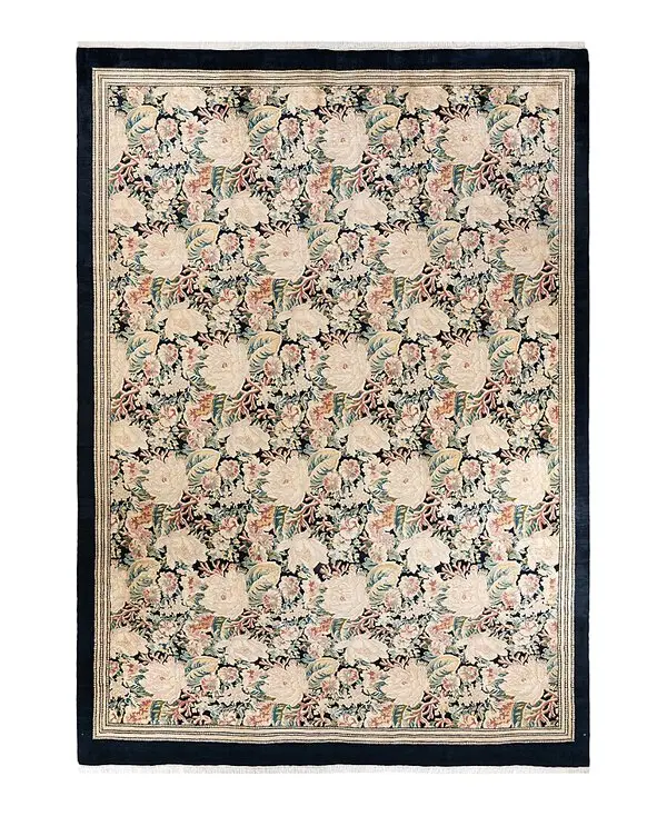 Bloomingdale'S Mogul M1020 Area Rug, 9' X 12'7 - Black