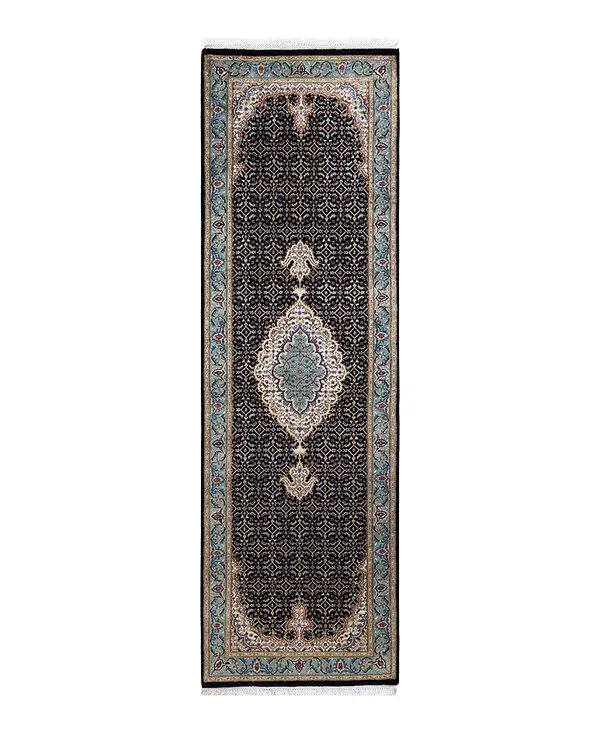 Bloomingdale'S Mogul M1767 Runner Area Rug, 2'7 X 8'4 - Blue