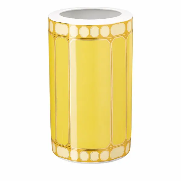 ROSENTHAL Swarovski X Signum Vase - Yellow