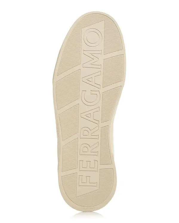 FERRAGAMO Bruce Low Top Sneakers - Mascarpone