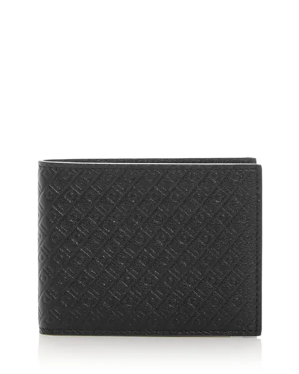 FERRAGAMO Gancini Leather Bifold Wallet - Nero