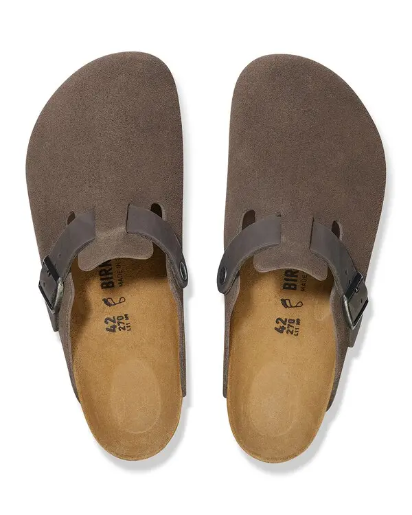BIRKENSTOCK Boston Clogs - Gray