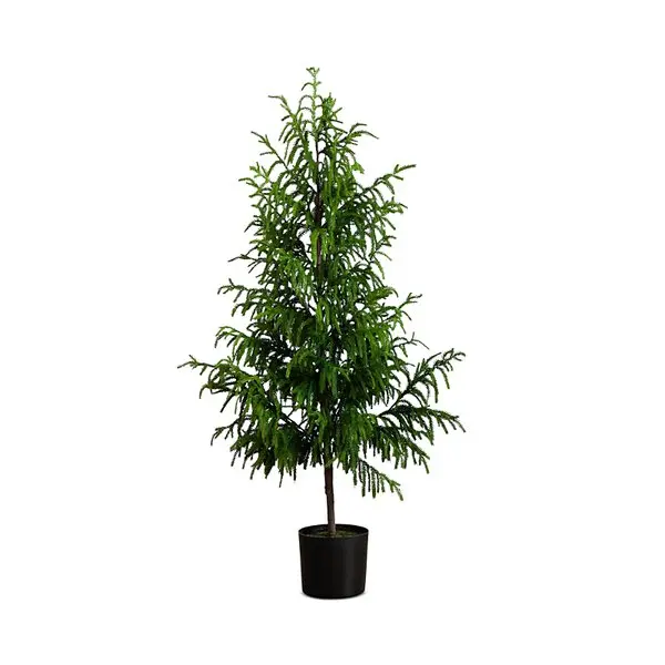 NEARLY NATURAL 5' Artificial Norfolk Pine Tree - Green